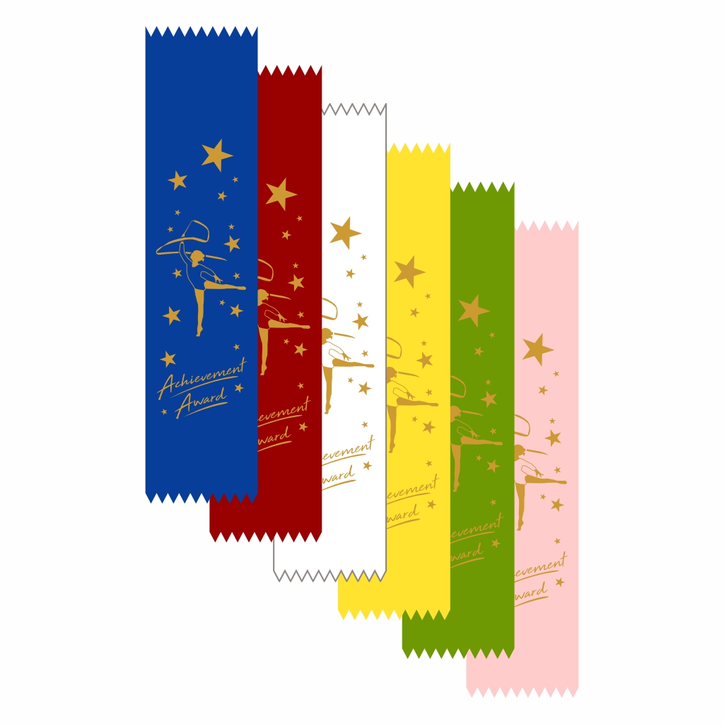 Rhythmic Gymnastics Achievement Ribbon | A-1 Awards, Inc.